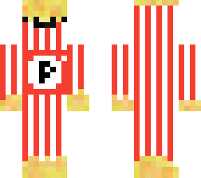 BIG SMILE POPcorn | Minecraft Skin