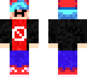 Boyfriend Flipped out | Minecraft Skin