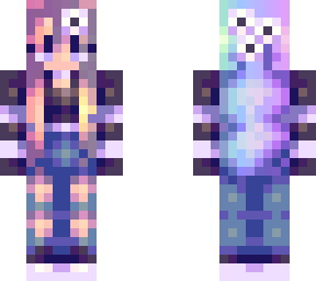 diamond crystals + te + | Minecraft Skin