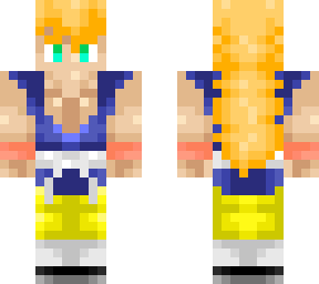Goku SSJ3 GT | Minecraft Skin