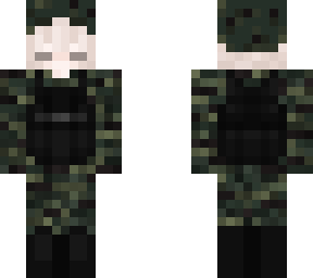 Military Girl | Minecraft Skin