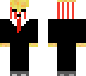suited up POPcorn | Minecraft Skin