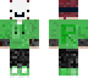 this skin is the dream from the animations | Minecraft Skin