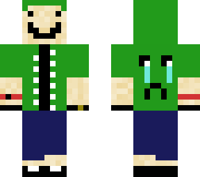 Yay Mario with new hair and hood | Minecraft Skin