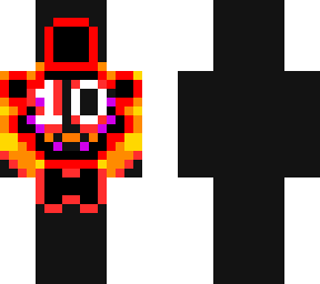 fnaf 10th anniversary logo (pixel art) | Minecraft Skin