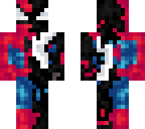 Spider-Man with symbiote | Minecraft Skin