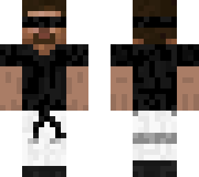 Steve Gojo (with headband) | Minecraft Skin