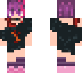 purple hair emo | Minecraft Skins