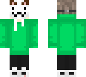 Dream with cat mask | Minecraft Skin