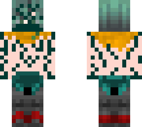 Izuku Midoriya (overlay form) | Minecraft Skin