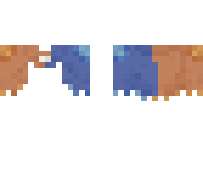 Orange and Blue Shawl | Minecraft Skin