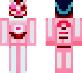 pink demon | Minecraft Skin