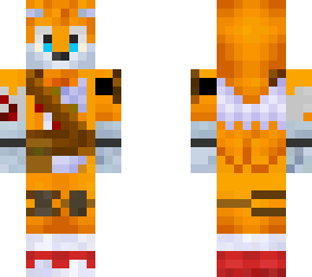 Tails with gear | Minecraft Skin