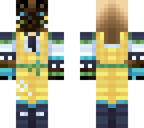 Antfrost Yellow Thunders BlockWars | Minecraft Skin