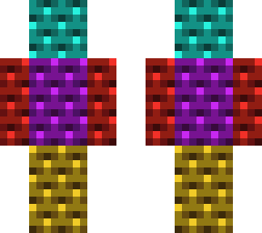 Colorful Wool Blanket | Minecraft Skin