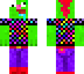 New Fishnet shirt for Frog Derp Clown for S.T. | Minecraft Skin