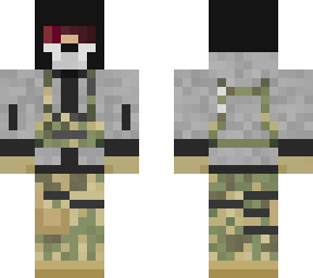 Ghost Loose ends COD MW2 2009 | Minecraft Skin