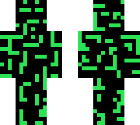 night creeper | Minecraft Skin