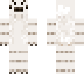 Phiddipus Regius White jumping spider | Minecraft Skin