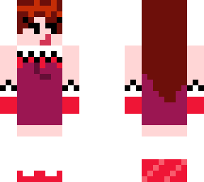 fnf girlfriend | Minecraft Skins