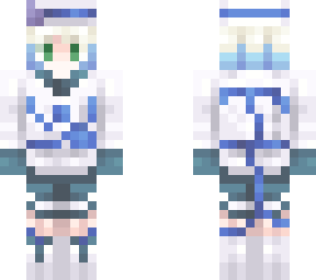 Koishi Komeiji (Spontaneous White Beauty ver.) | Minecraft Skin