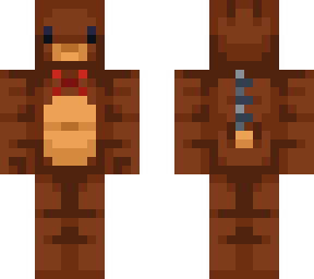 Teddy bear (with zipper) (hive style) (: | Minecraft Skin