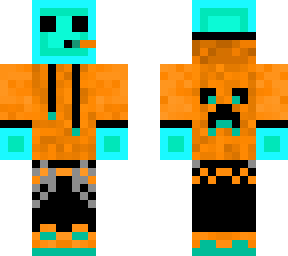 blue slime gamer | Minecraft Skin