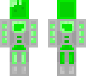 slime robot green | Minecraft Skin