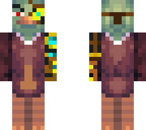 Steampunk duck with monocle | Minecraft Skin