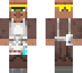 Experienced Butcher Villager | Minecraft Skin