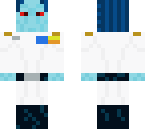 grand admiral thrawn | Minecraft Skin