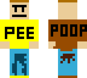 Pee and poop | Minecraft Skin