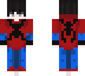 RaaphiParker in Spider costume | Minecraft Skin