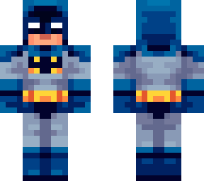 Silver Age Batman Minecraft X Batman DLC | Minecraft Skin