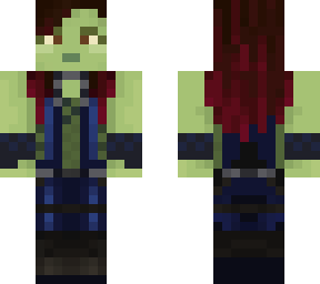 Gamora - Xbox360 Marvel Guardians Of The Galaxy Skin Pack | Minecraft Skin