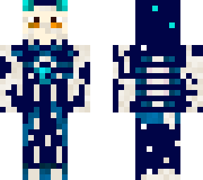 Skulk Skeleton Blaze | Minecraft Skin