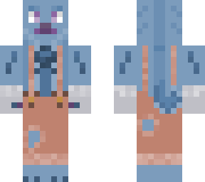 farmer in blue overalls | Minecraft Skins