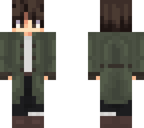 freddiefts1 trench coat green | Minecraft Skin