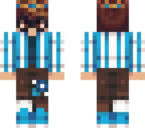 MCC x Twitch Rivals Aqua Axolotls Couriway | Minecraft Skin