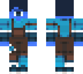 MCC x Twitch Rivals Aqua Axolotls Krinios | Minecraft Skin