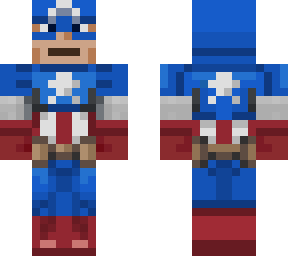 Captain America - Xbox360 Marvel Avengers Skin Pack | Minecraft Skin