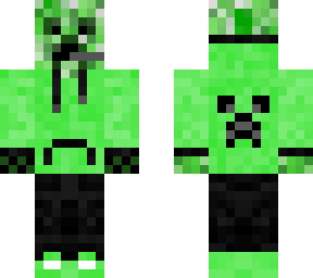 gamer hoodie creeper | Minecraft Skin