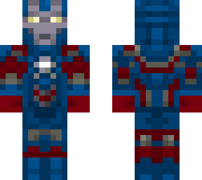 Iron Patriot - Xbox360 Marvel Avengers Skin Pack | Minecraft Skin