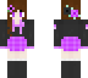 Purple girl 8 | Minecraft Skin