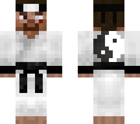 Steve black belt | Minecraft Skin