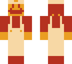 Fiery Plumber | Minecraft Skin