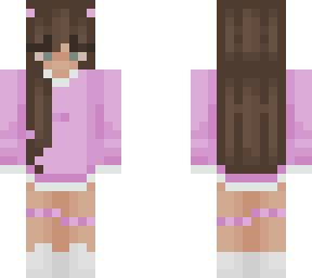aesthetic sweater girl | Minecraft Skins
