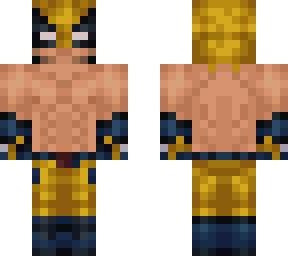 Wolverine (Shirtless) | Minecraft Skin