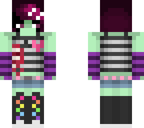 Zombie scene queen | Minecraft Skin