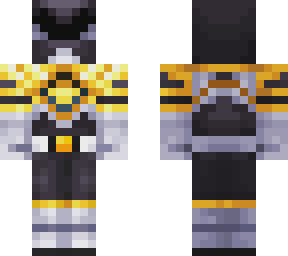 Black Ranger w./ Dragon Shield - Xbox360 Power Rangers Skin | Minecraft ...